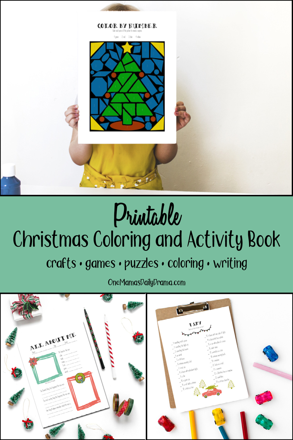 Printable Christmas Activity Book for Kids