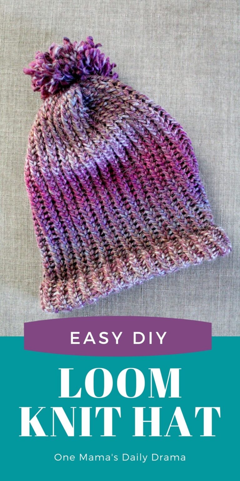 Loom Knit Hat Tutorial – Easy Beginner Project with Video