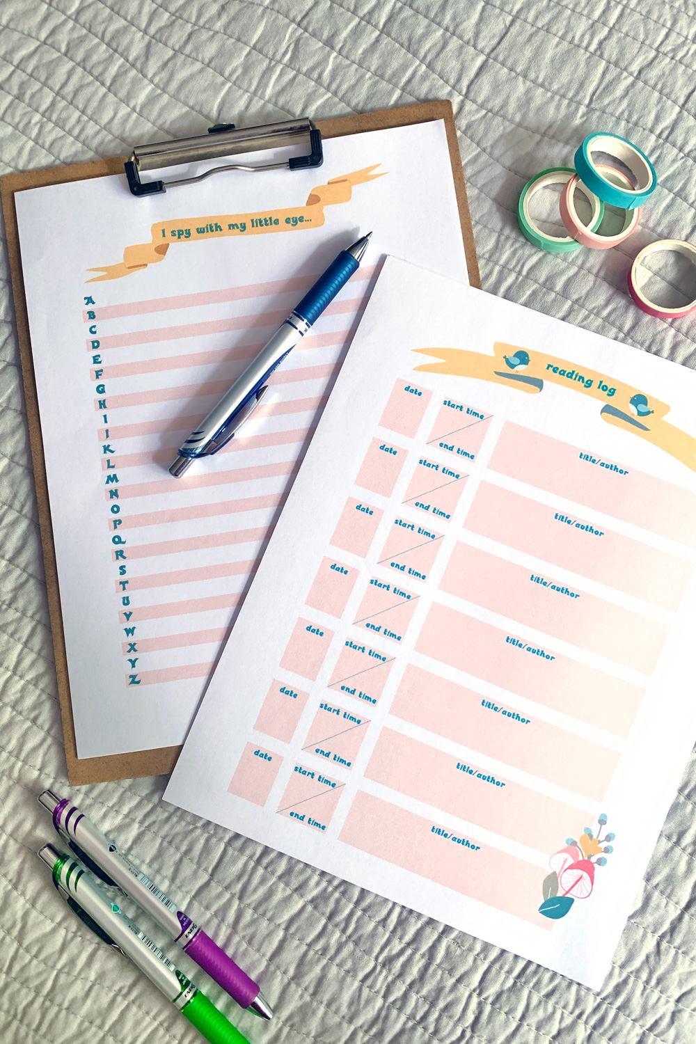 Spring Tween Activity Journal